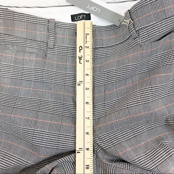 LOFT | Pants & Jumpsuits | Loft Nwt Tall Plaid High Waist Wide Leg ...